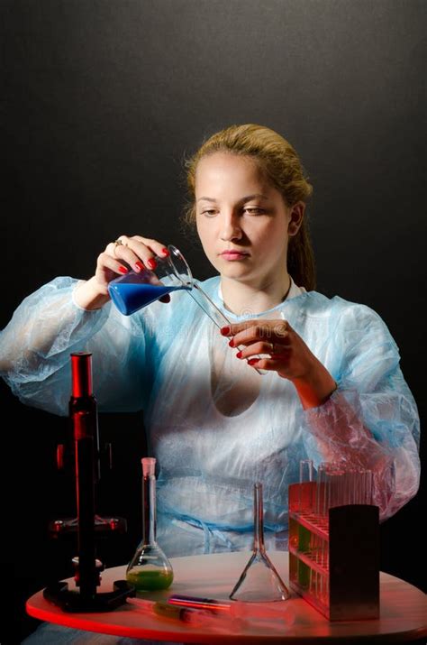 Laboratory Research Stock Image Image Of Analyzing Microscope 28044049