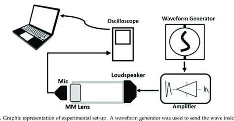 Graphic Representation Of Experimental Set Up A Waveform Generator Was Download Scientific