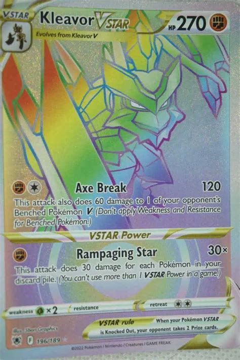 Kleavor Vstar 196189 Hyper Rare Enkeltkort Fra Astral Radiance