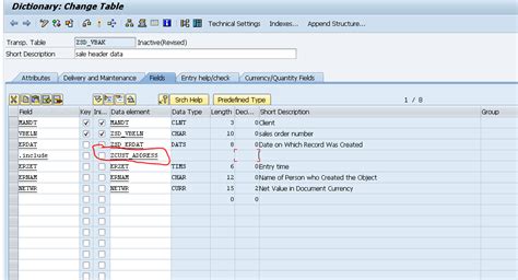 Including Structure To The Customized Table