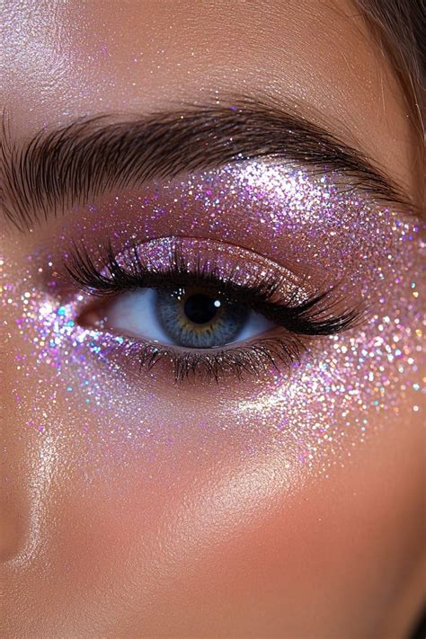 17 Simple Glitter Eye Makeup Looks Anyone Can Master In 2025