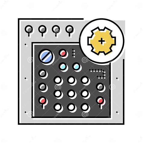 Avionics Testing Aircraft Color Icon Vector Illustration Stock Vector Illustration Of Turbine