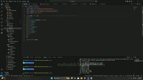 Webdevelopment Gsap Responsivedesign Frontend Nextjs Coding Md Sabbir Al Mamon