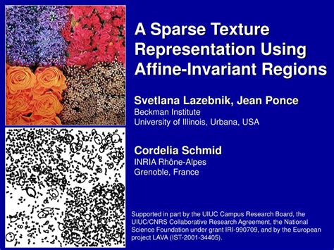 PPT A Sparse Texture Representation Using Affine Invariant Regions PowerPoint Presentation