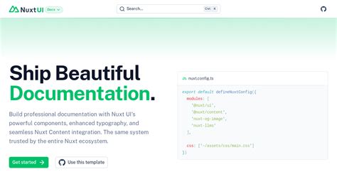 使用 Nuxt Ui Pro 更快构建。 Nuxt 框架