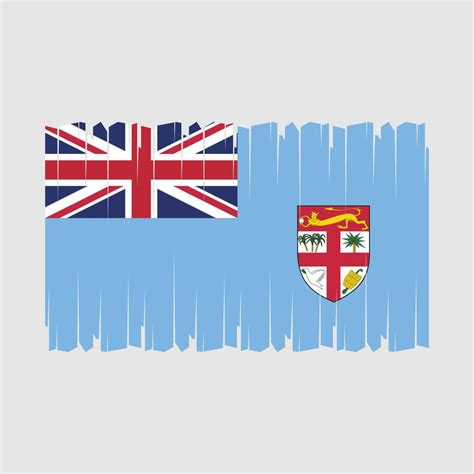 Fiji Flag Vector 21726799 Vector Art At Vecteezy
