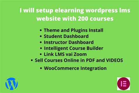 Setup Elearning Wordpress Lms Website With 200 Courses By Tofazzal Fiverr