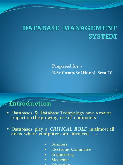 My Chap 1 Final Database Management System Pdf Databases Data