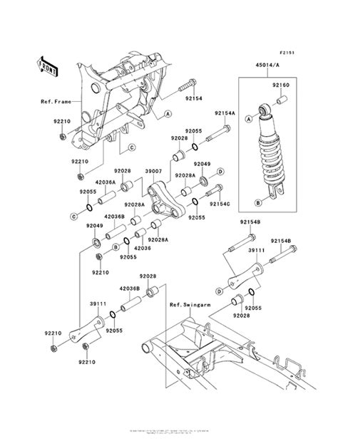 Suspensionshock Absorber для Kawasaki Ex300 Ex300 Ninja 300 год