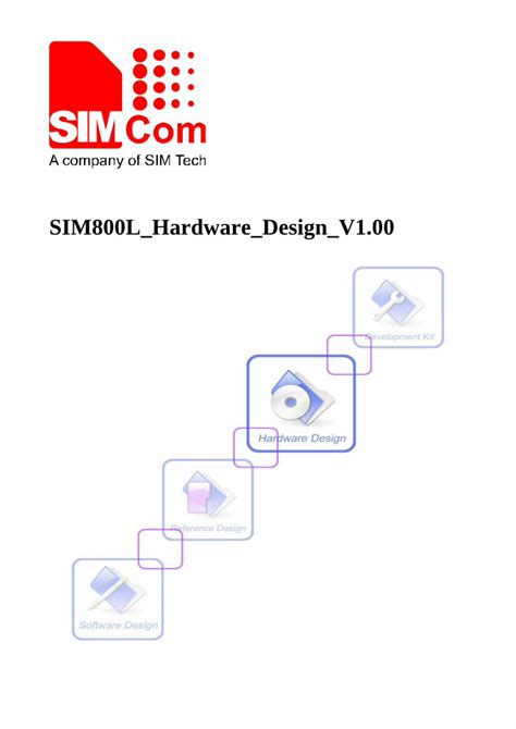 Pdf Sim800l Hardware Design V1 · Sim800l Is