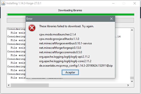 None Of The Forge 1143 Versions Works Support And Bug Reports