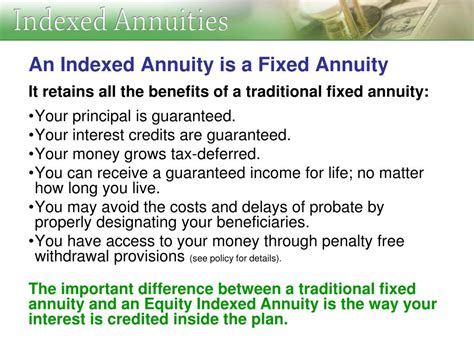 PPT An Indexed Annuity Is A Fixed Annuity PowerPoint Presentation Free Download ID