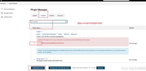 Docker安装低版本的jenkins 23463在线安装对应版本插件失败的解决方法jenkins 23463 Csdn博客