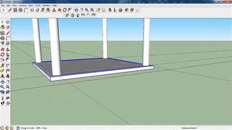 Tutorial Sketchup Membuat Gazebo Kolom Gazebo Youtube