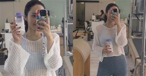 최동석 이혼 박지윤 골반미인이었네 운동하며 과감 노출