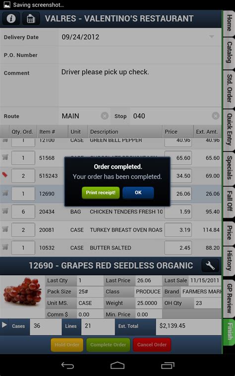 Printing Receipts On Android Tablets
