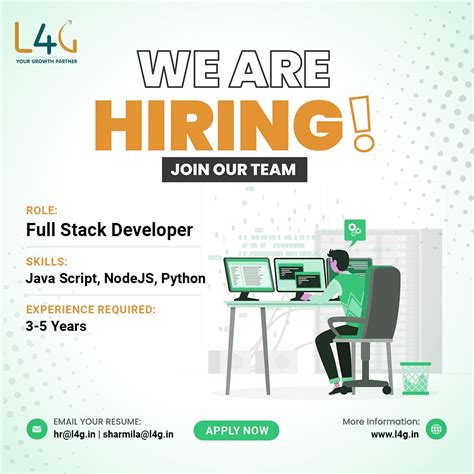 L4g On Linkedin Fullstack Developer Hiring Java Nodejs Python