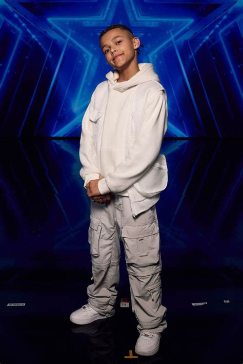 Chris Brown Surprises Bgts Trey Braine In Manchester As Simon Cowell