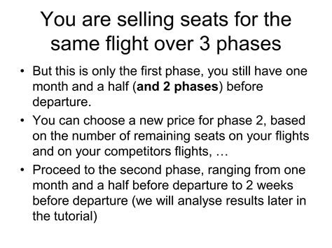 Air Transport Economics Game Tutorial Ppt