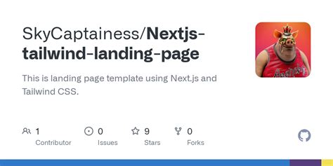 Github Skycaptainessnextjs Tailwind Landing Page This Is Landing Page Template Using Nextjs