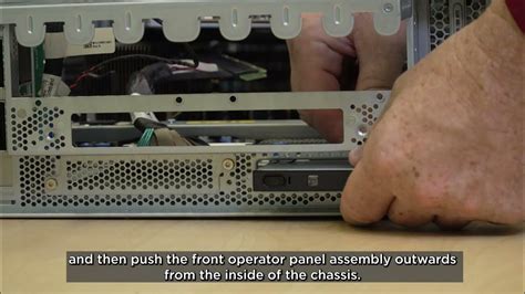 Thinksystem Sr950 V3 Removing A Front Operator Panel Youtube
