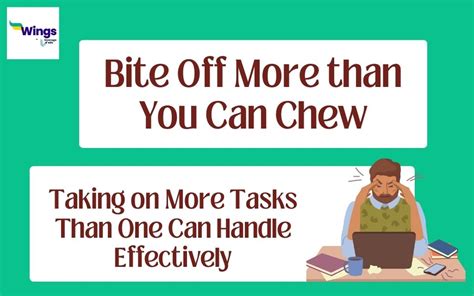 Bite Off More Than You Can Chew Meaning Examples Synonyms Leverage Edu Explore