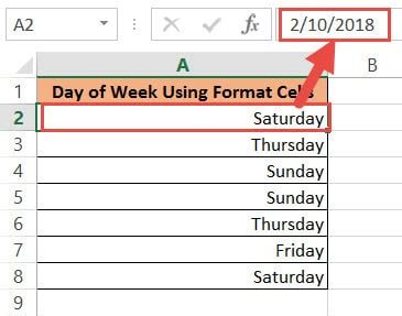 How To Convert Date To Day Of Week In Excel 3 Easy Ways