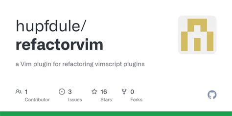 Github Hupfdulerefactorvim A Vim Plugin For Refactoring Vimscript