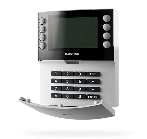 Bus Four Segment Keypad With Display And Rfid Reader Jablotron