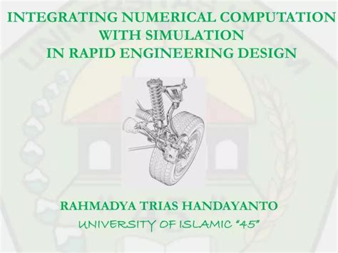 Ppt Integrating Numerical Computation With Simulation In Rapid