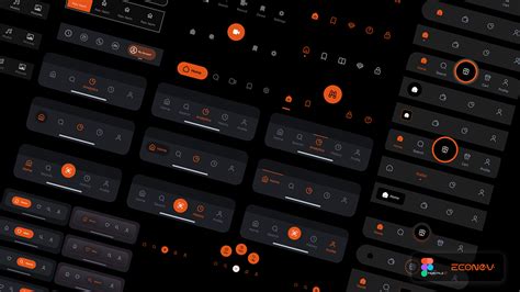 Mobile Bottom Navbar UI By Econev Behance