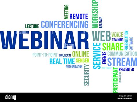 Word Cloud Webinar Stock Vector Image And Art Alamy