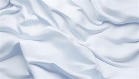 Abstract White Fabric Texture With Soft Curves And Folds Premium Ai Generated Image
