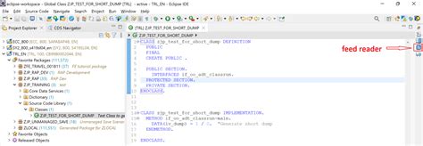 Working With Eclipse 6 How To See Abap Short Dump In Eclipse St22