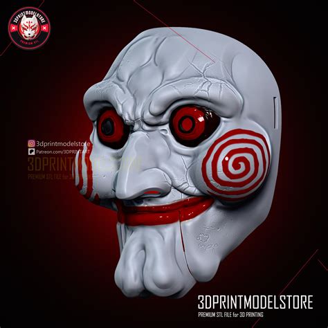 🧩 Jigsaw Mask Horror Halloween Cosplay・ 3d File For 3d Printing・cults