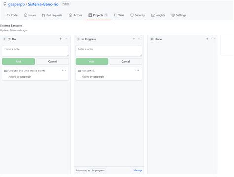 Github Gasperpbsistema Banc Rio Sistema Bancário De Classes