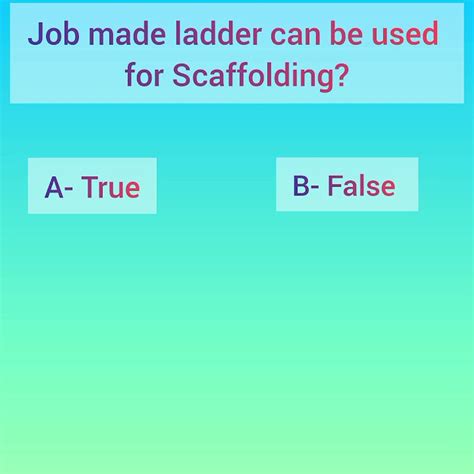 Scaffolding Interview Quiz Scaffold Scaffolding Supervisorexam
