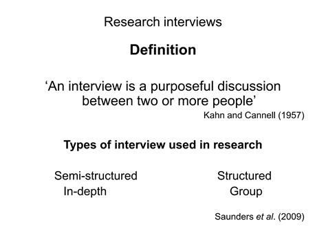 Collecting Primary Data Using Semi Structured Pptx