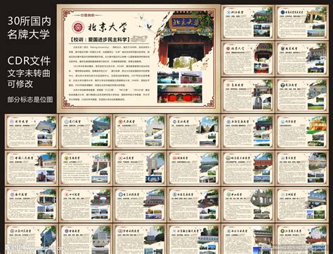 中国名校简介设计图 广告设计 广告设计 设计图库 昵图网