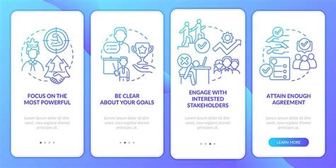 Boosting Business Engagement With Blue Onboarding Mobile App Screen