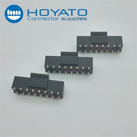 16 Pin Female Connector Box Header Connector 2 0mm Pitch Double Row Smt Pin Header Connector