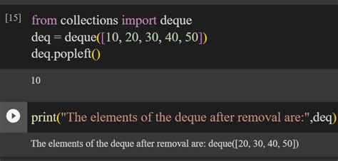 How To Peek In Front Of A Deque Without Popping Askpython