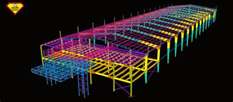 salma nasser on linkedin warehouse lagos nigeria ☆ 100 5 tons of steel ☆ 3d modelling