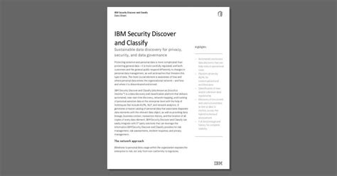 How Ibm Security Discover And Classify Protects Personal Data Saturn