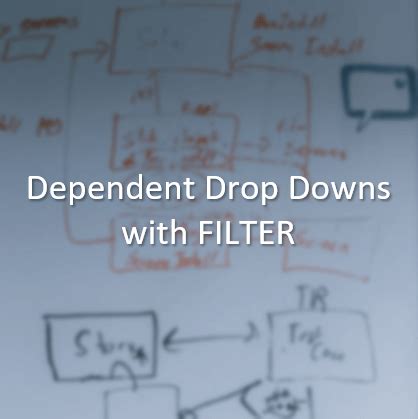 Dependent Drop Downs With FILTER Excel University