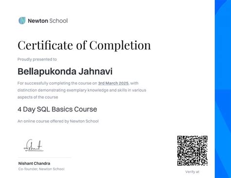 Sql Databasemanagement Learning Newtonschool Techskills