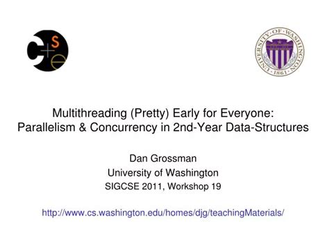 Ppt Multithreading Pretty Early For Everyone Parallelism And Concurrency In 2 Nd Year Data
