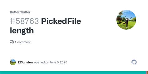 Pickedfile Length Issue Flutter Flutter Github