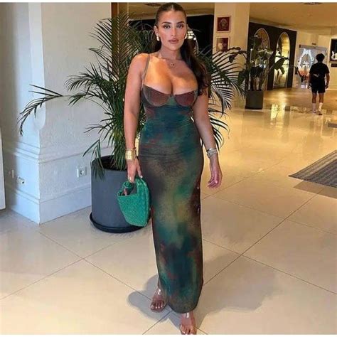 Spaghetti Strap Bodycon Dress Yellow Sub Trading