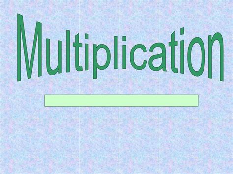 PPT Multiplication PowerPoint Presentation Free Download ID 5794596